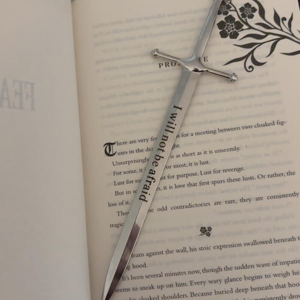 Throne of Glass Sword Bookmark & ACOTAR Letter Opener - Etsy