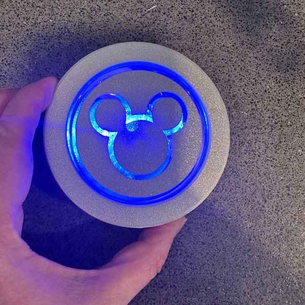 Walt Disney World Disneyland Magicband Magic Band Scanner Drink Coaster ...
