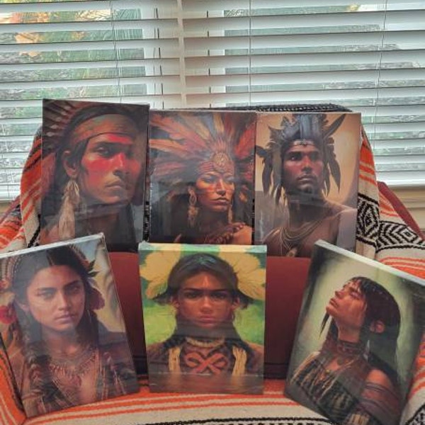 Atabey Portrait, Taíno Mural Art, Taino Art - Etsy