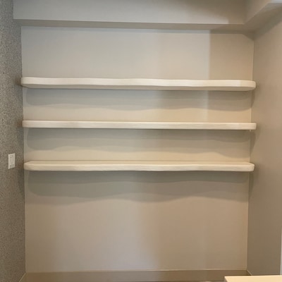 Custom Floating Plaster Shelves - Etsy
