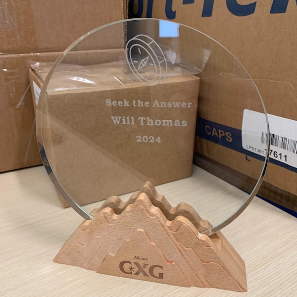 Personalized Trophy Award, Custom Engraved Trophy, Corporate Trophy ...
