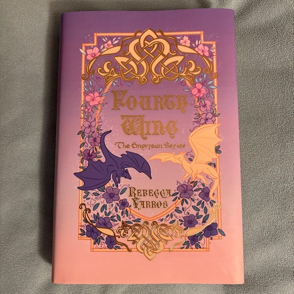 Fourth Wing Rose Gold Dust Jacket - Etsy