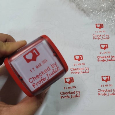 Custom Checklist Stamps,personalized Teacher Stamp Pre-inked Stamp ...