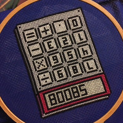 Calculator 58008 Cross Stitch Pattern - Etsy