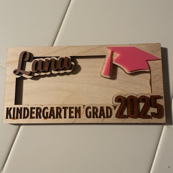 Personalized Graduation Picture Frame, 4x6 Photo Frame, Class of 2025 ...