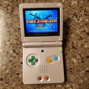 Nintendo Game Boy Advance GBA SP White System AGS 101 Brighter Mint New ...