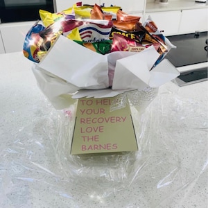 Mixed Crisp Bouquet Gift Set, Savoury Hamper, Personalised Gift Box ...