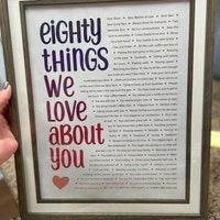 Personalized 35th Birthday Gift for Women or Men Turning 35 Reasons Why ...