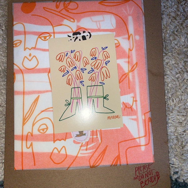 CHUMS Original Riso Art Print - Etsy