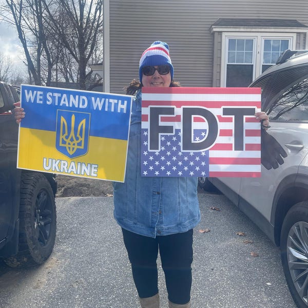 Military Veteran Yard Sign Veteran Against Trump Sign Served for ...