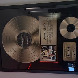 Custom Vinyl Record, Personalized Music Plaque, 5th Anniversary Gift ...