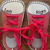 Shoe Lacing Cards, Printable Shoe Tying Practice, Shoelaces, Kid's Fine ...
