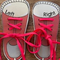 Buy Shoe Lacing Cards, Printable Shoe Tying Practice, Shoelaces, Kid's ...