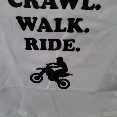 Motorcycle Baby Jumper Crawl Walk Ride Custom Biker Baby - Etsy