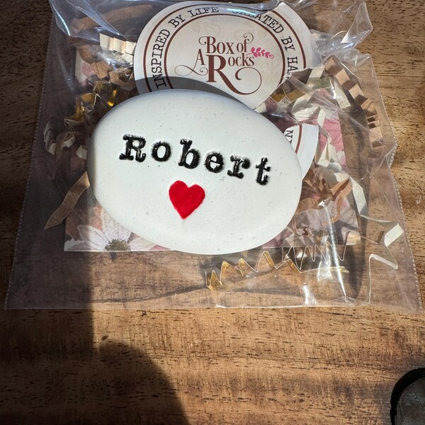 Employee Appreciation Gift, Small Gratitude Affirmation, Clay Stone, 1 ...