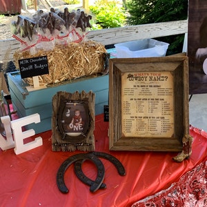 Wild West Cowboy Name Poster RED INSTANT DOWNLOAD 'what's Your Cowboy ...