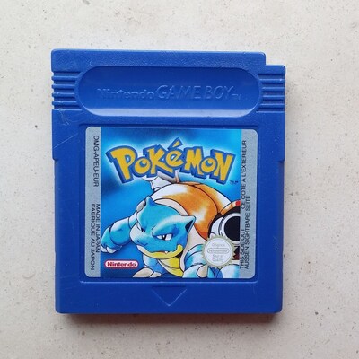 Gameboy Pokemon Blue Version Replacement Label Decal Sticker Nintendo ...