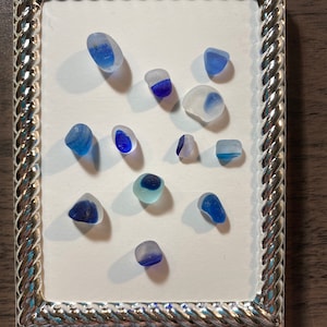 Rainbow Drops..seaglass Picture Seaham Seaglass. Hand Made - Etsy