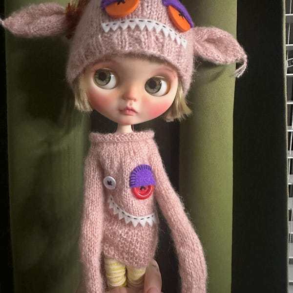 Custom Blythe Doll , Factory Joint Body Fake Base, White Skin, Come ...