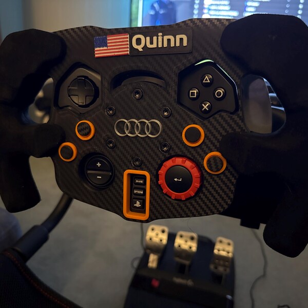Logitech G29 G923 G920 F1 Add on Steering Wheel 3D Printed Personalized ...