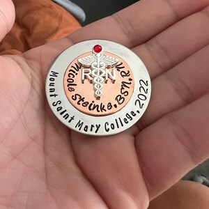 Personalized Pin for BSN Rose Gold Bsn Pin BSN Gift - Etsy