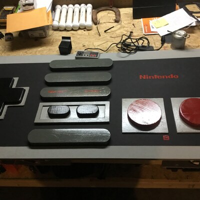 Nintendo Table or Wall Controller Start Select B A Decal Stickers ...