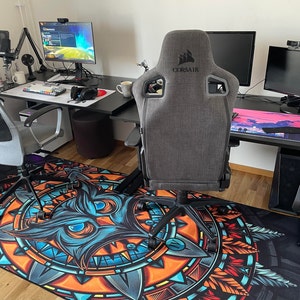 Nostalgic Game Controller Rug, Black and White Gamer Carpet, Game Room ...