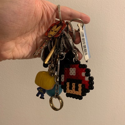 Super Mario Themed Perler/hama Bead Keyring/fridge Magnet - Etsy