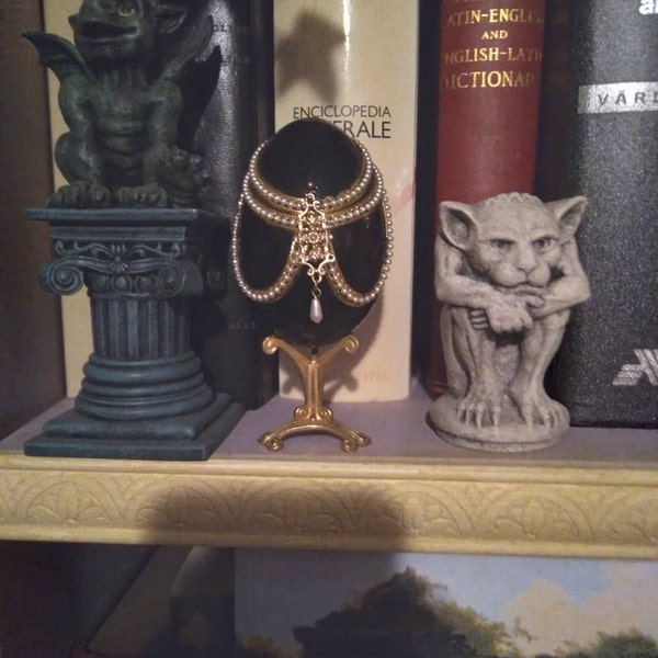 Irving Gargoyle Statue, Small Gothic Imp, New York, Handmade, Cast ...