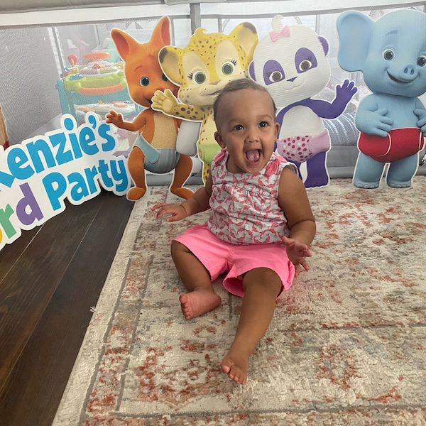 Word Party Birthday Backdrop, Word Party Cutouts, Word Party Props ...