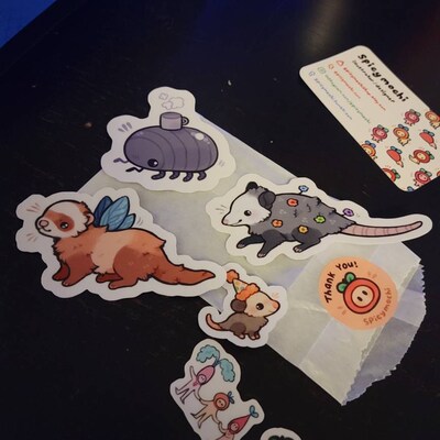 Bug With a Mug Sticker / Rolly Polly / Cute Bug Sticker / Isopod ...