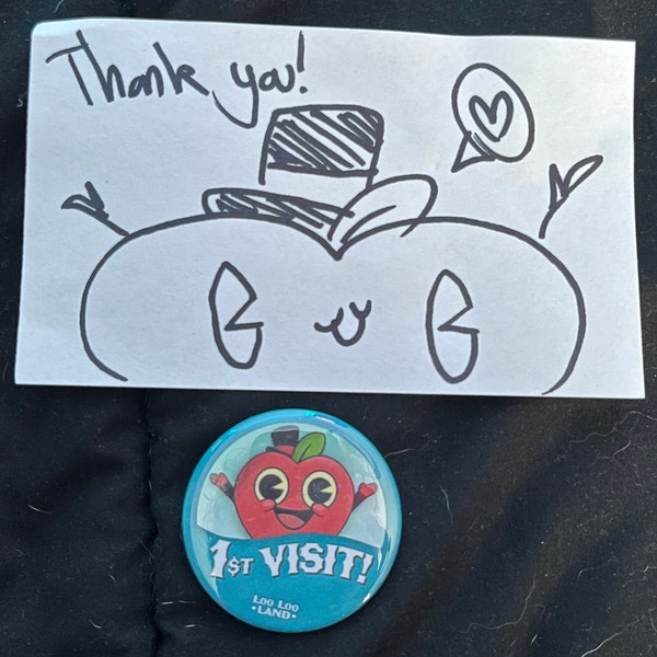 Loo Loo Land "visit" Pins | Helluva Boss Buttons - Etsy