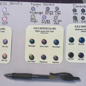 Half Shiny Fairy Dust Set for Handmade Color Shift Watercolor Paints - Etsy