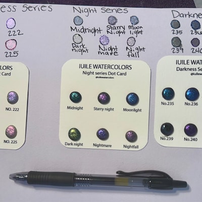 Half Shiny Fairy Dust Set for Handmade Color Shift Watercolor Paints - Etsy