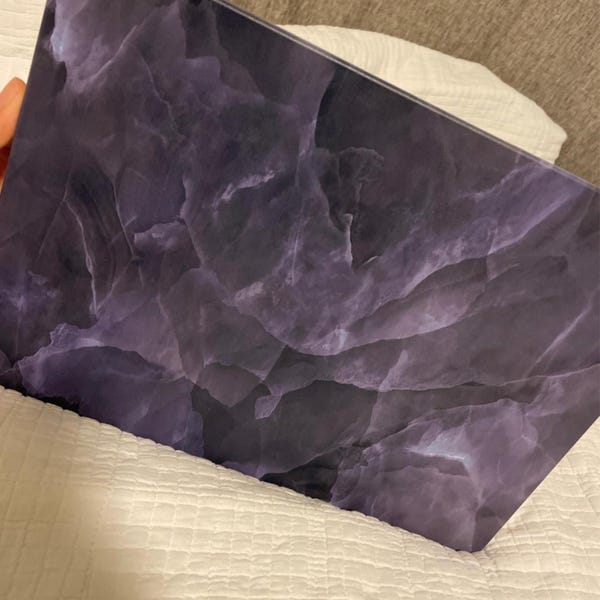 Dark Blue Marble MacBook Case: Hard Protective Cover - Etsy