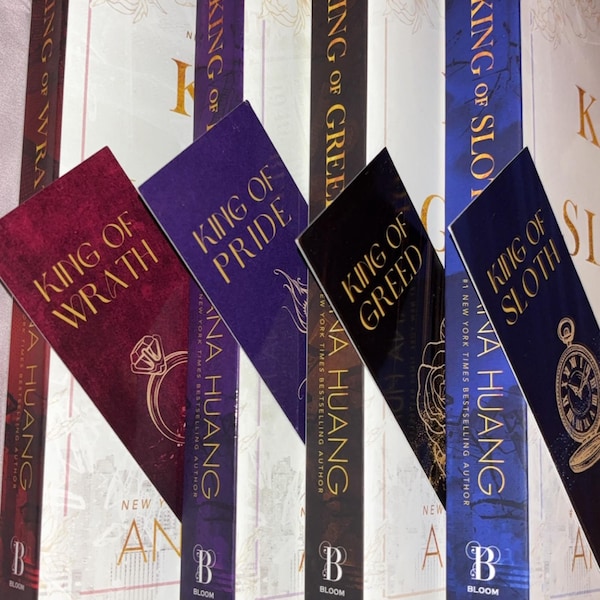 Ana Huang | Kings of Sin Series Bookmark - Etsy