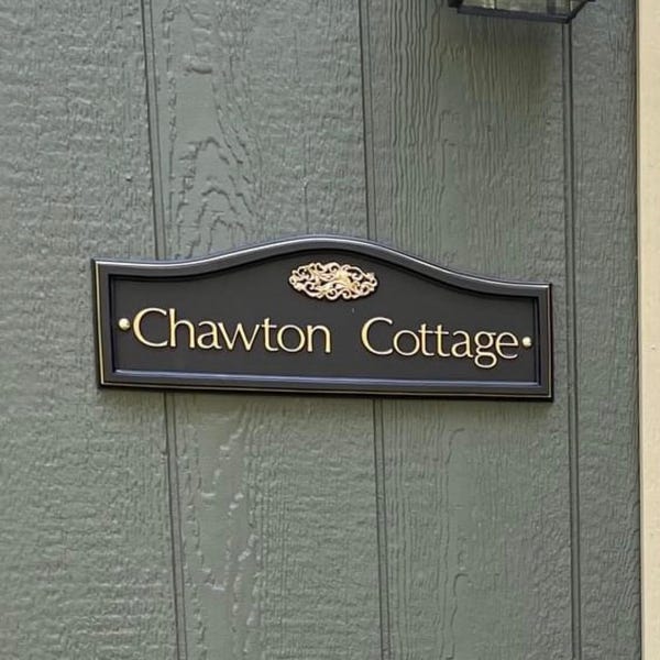 Square Solid Cast Resin House Number Sign Various Colours Available ...