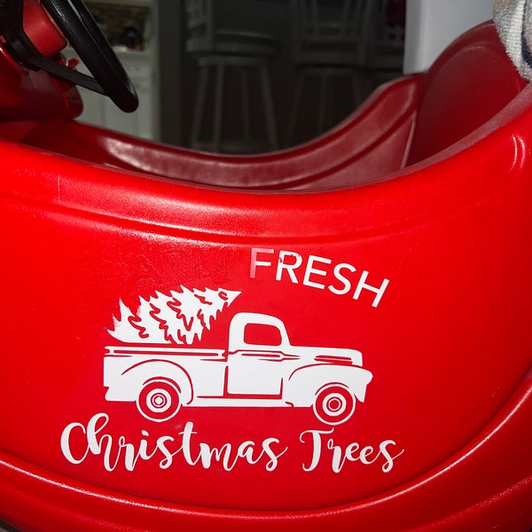 Farm Fresh Christmas Trees | Farm Fresh Christmas Tree Vinyl Decal ...
