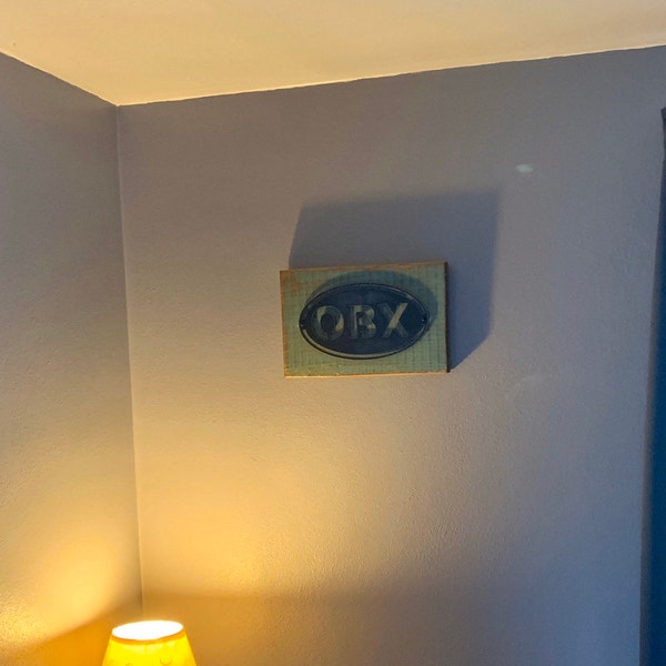 Rustic OBX Sign - Etsy