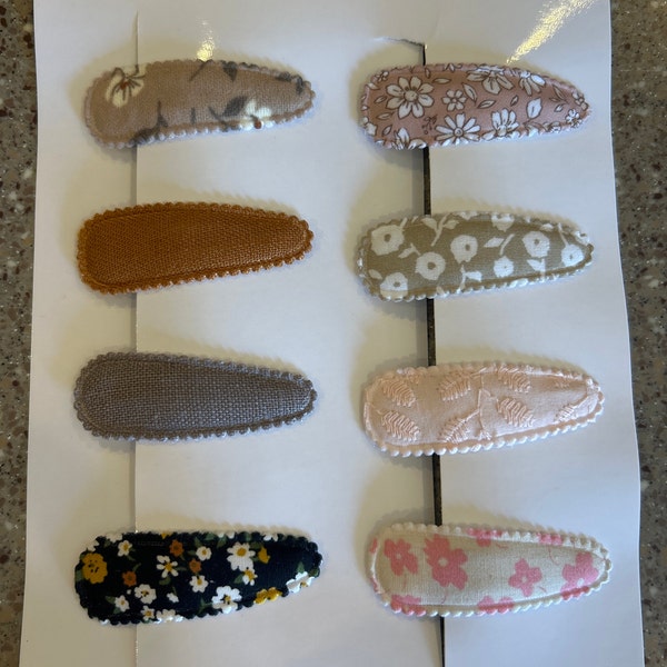 MINI Bow Snap Clips, Baby Girl Hair Clips, Girl Hair Accessory, Toddler ...