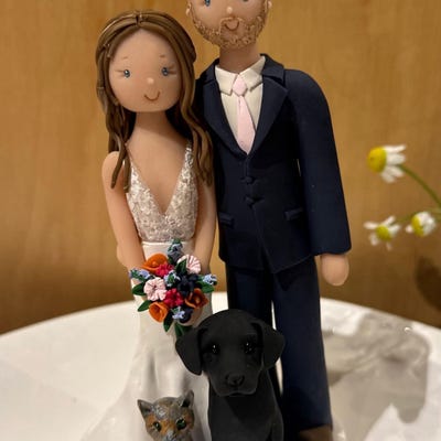 Horror Film Inspired Wedding Cake Topper Halloween Cake Topper ...