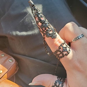 Full Hand Armour alik Gothic Finger Claws Gothic - Etsy