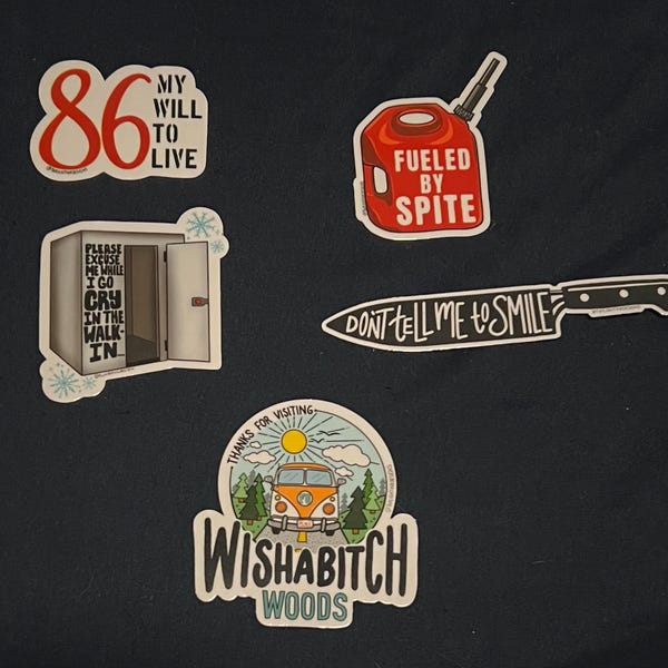 Funny Sticker heard Restaurant Worker Sticker Waterproof Vinyl Sticker ...