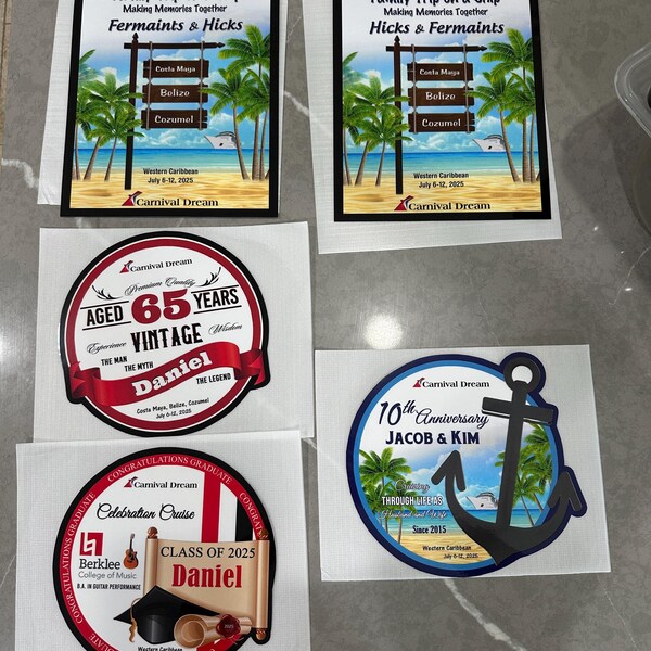 Duck Tags| Customized With YOUR Personal Info| RCL NCL Princess ...