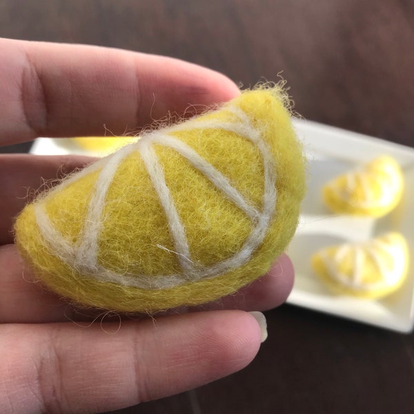 45 Pieces 5-6cm Wool Felt Lemon, Orange, and Lime Slices Wool Felted ... 45 Pieces 5-6cm Wool Felt Lemon, Orange, and Lime Slices Wool Felted ...