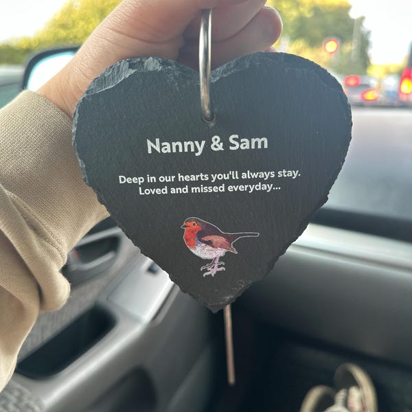 Bee Grave Stick Marker Slate Memorial Ornament Plaque Memory Special ...