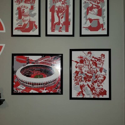 Big Red Machine Cincinnati Reds Sports Poster Wall Art Sports Art ...