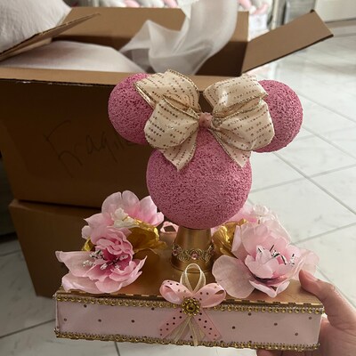 Royal Minnie Mouse Minnie Centerpiece Baby Shower - Etsy