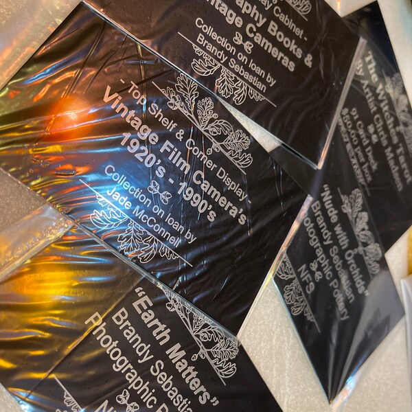 Laser Engraved Metal Plate - Custom Memorial Plaque - Personalized to ...