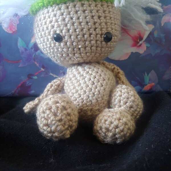 Amigurumi Baby Dandelion Crochet Pattern, Crochet Flower Doll, Fake ...